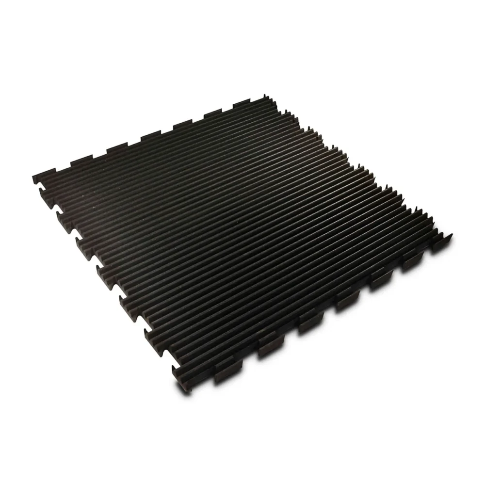 FitMat Gumirana podloga - puzzla - črna - 1 m x 1 m - 4us.si