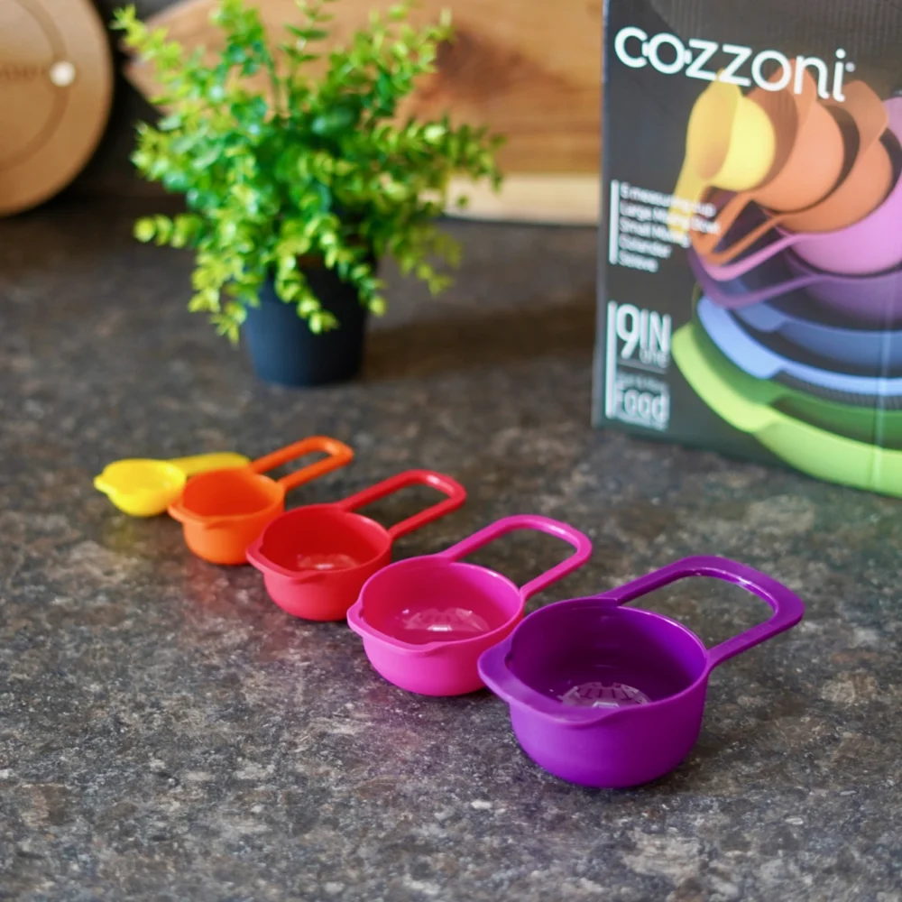 Cozzoni set skled cedilnikov in meric - 9-delni - 4us.si