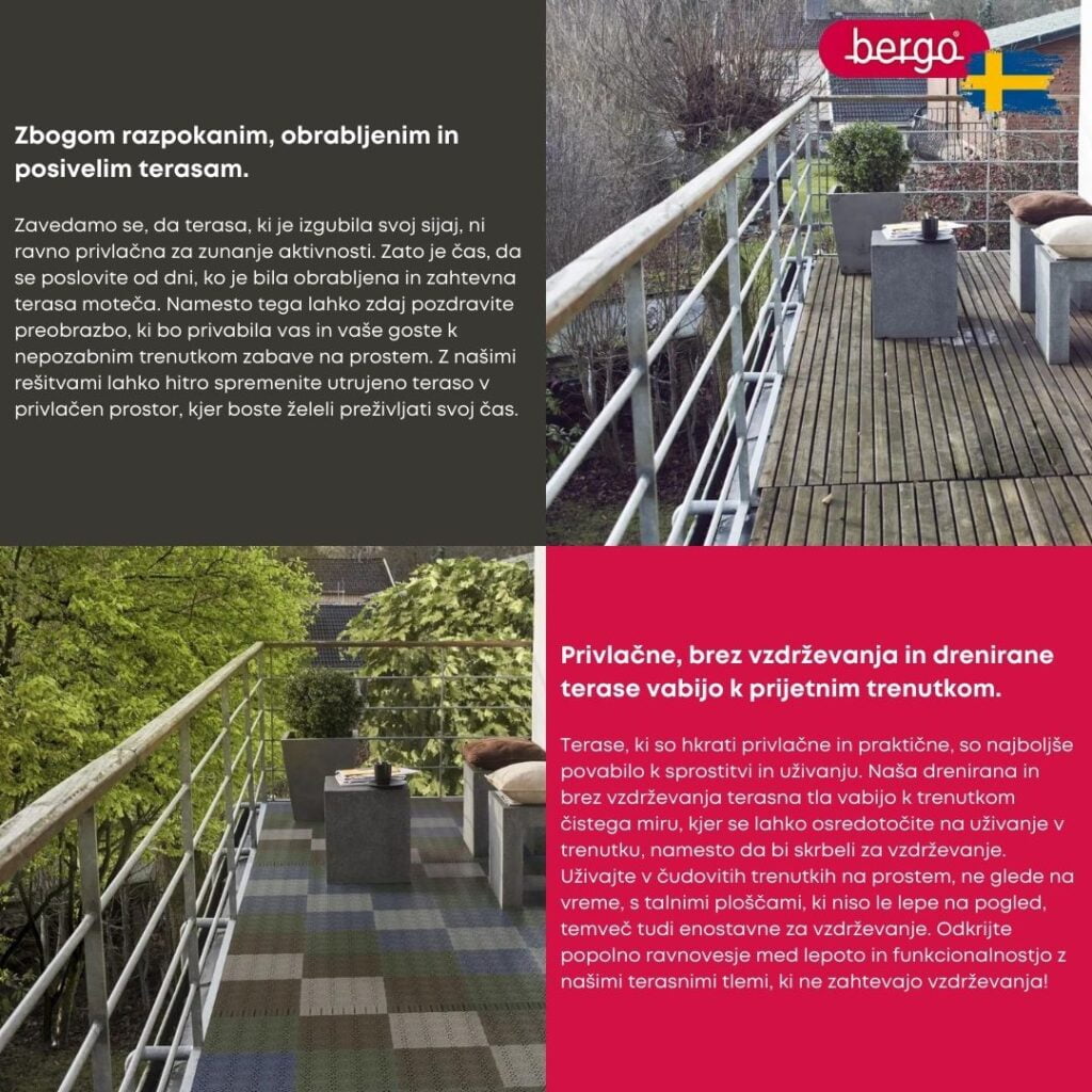 Bergo Elite talne plošče | trpežne, vzdržljive | enostavna namestitev